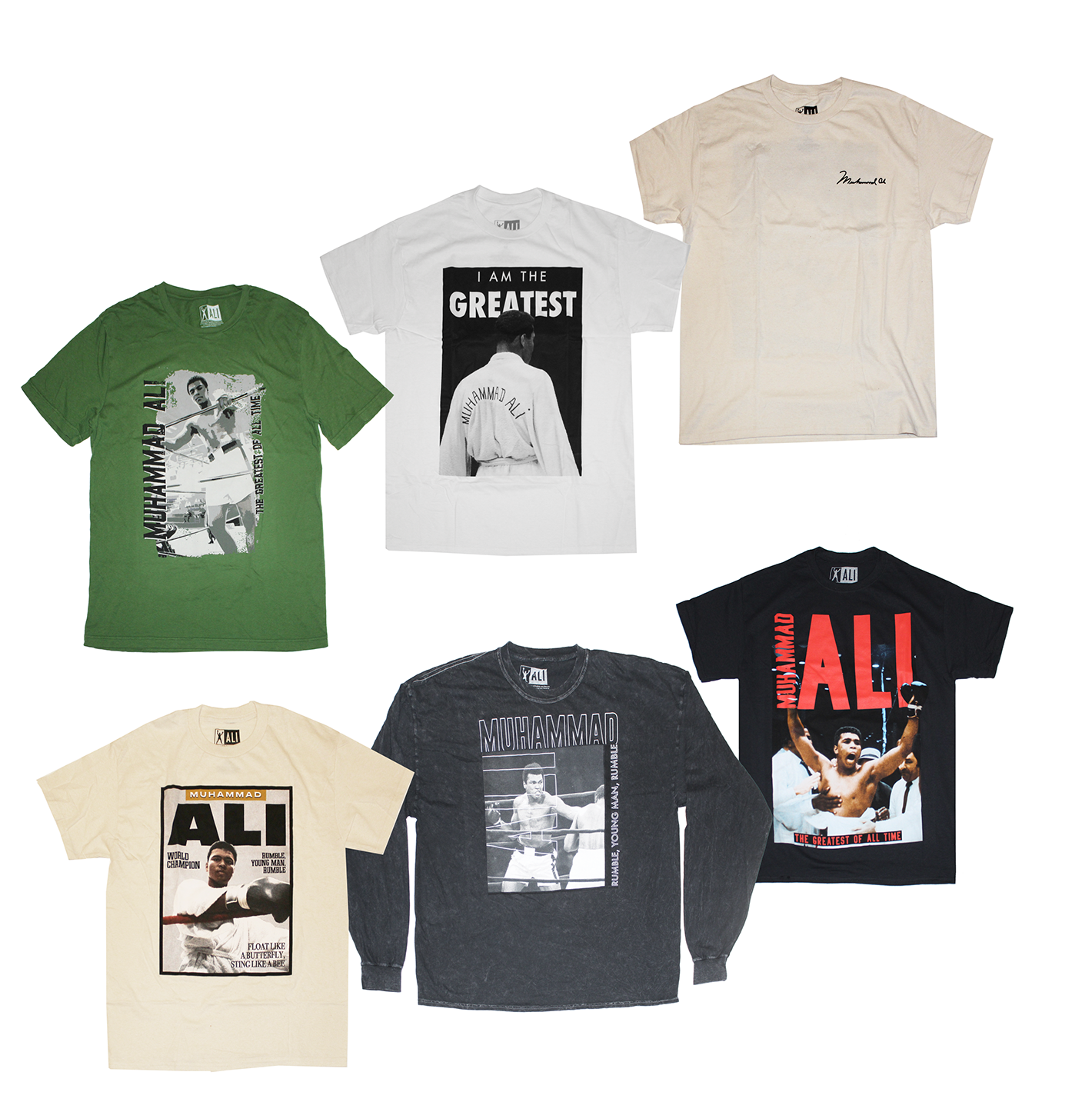 MUHAMMAD ALI ASSORTED TEES| ASSORTED COLOR| ASSORTED PRINTS ...